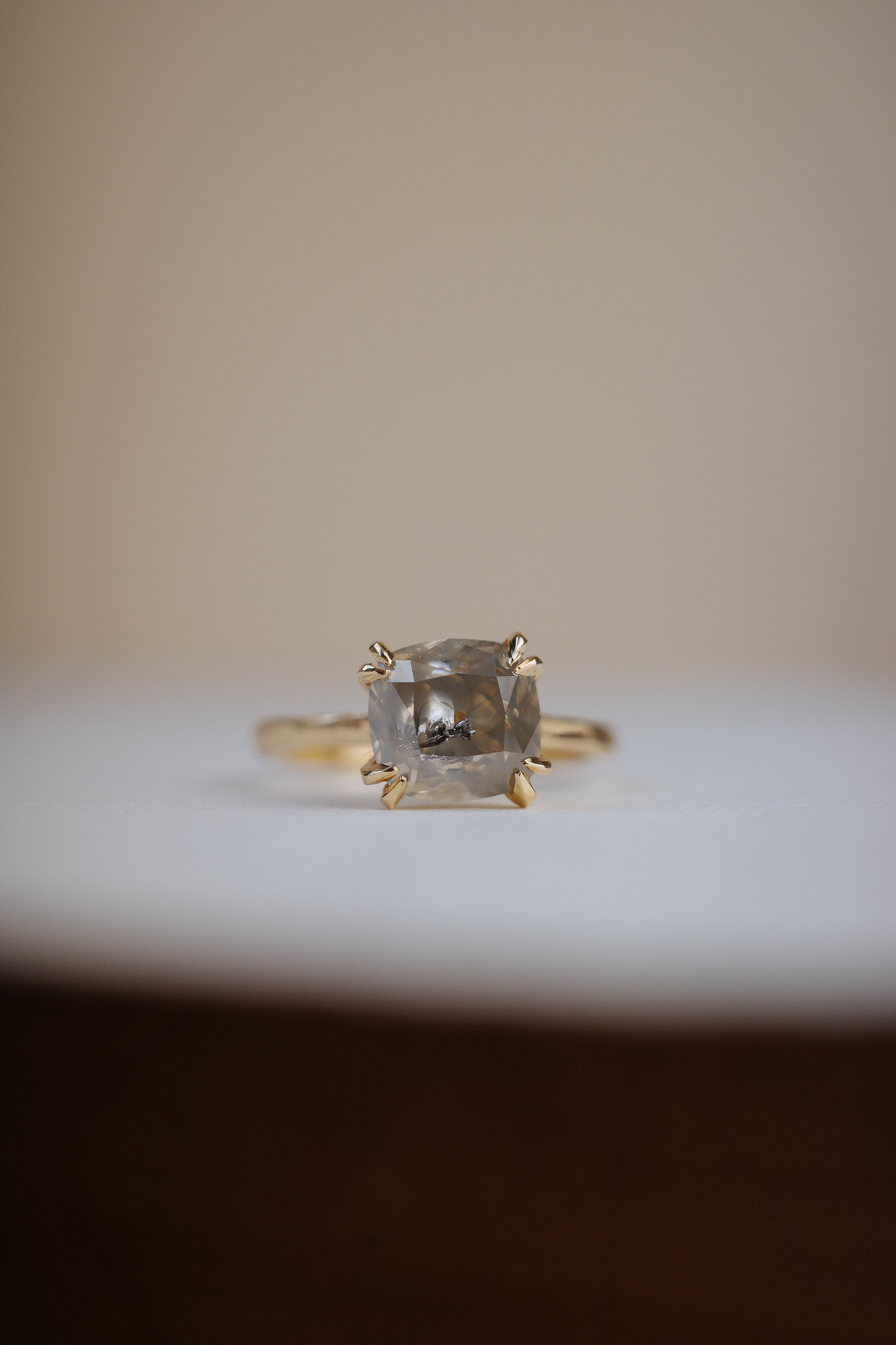 Trapiche Old Mine Cut Diamond Solitaire – We Are Arrow Ltd